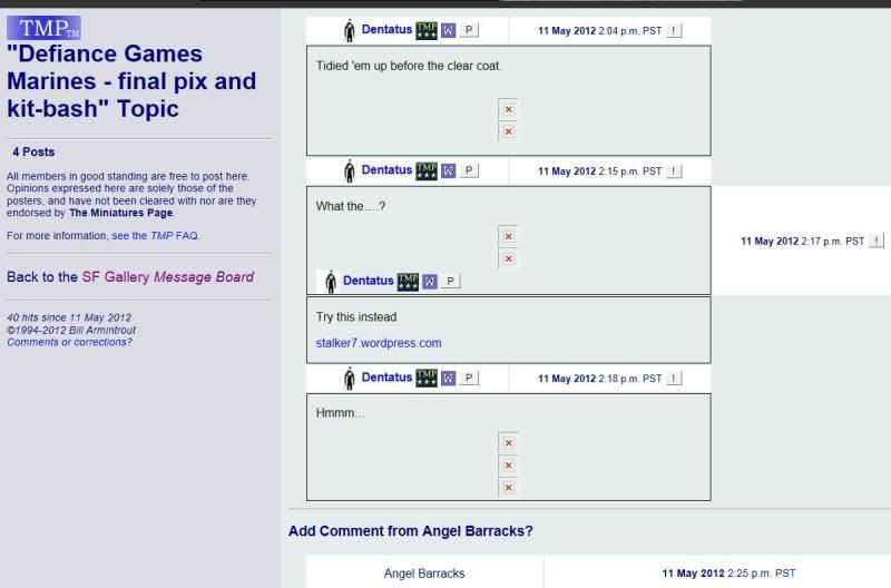[TMP] "Defiance Games Marines - final pix and kit-bash" Topic