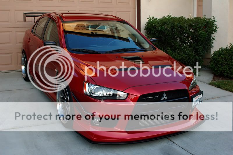 Color Matched Voltex Lip With Splitter | Mitsubishi Lancer Evolution Forum