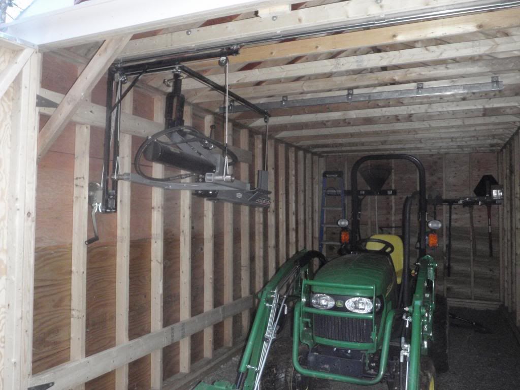 Overhead implement storage! - MyTractorForum.com - The Friendliest ...