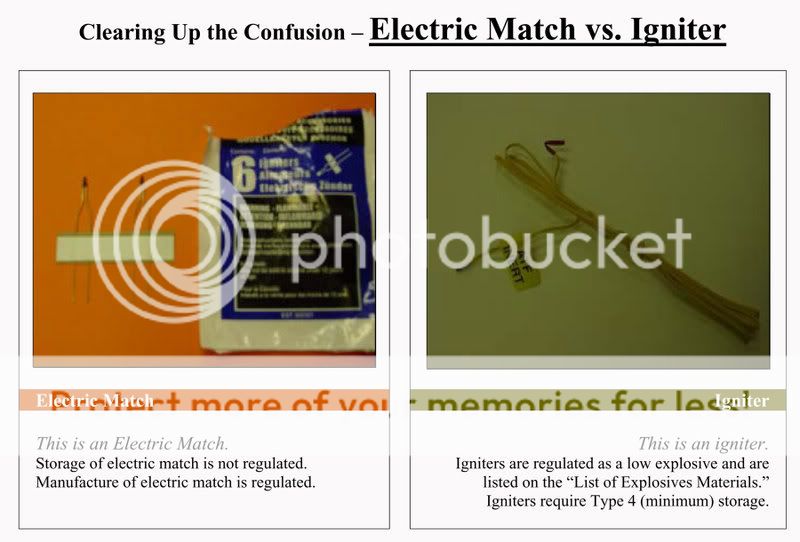 Ingiters and E-matches | Rocketry Forum - Model Rocketry Forums