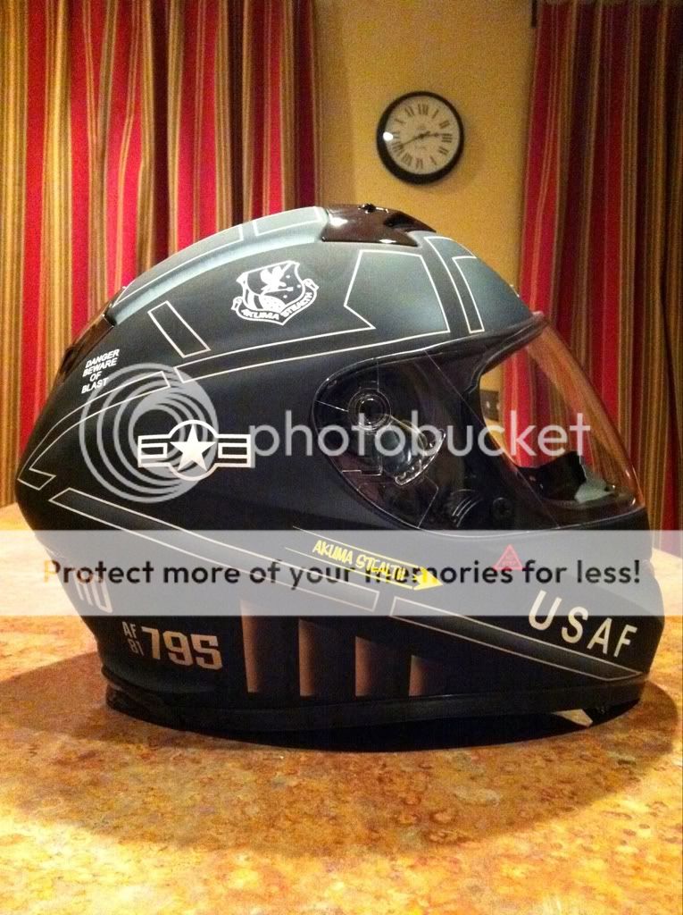 FS: Akuma Stealth V2 helmet worn ONCE | Suzuki GSX-R Motorcycle Forums ...