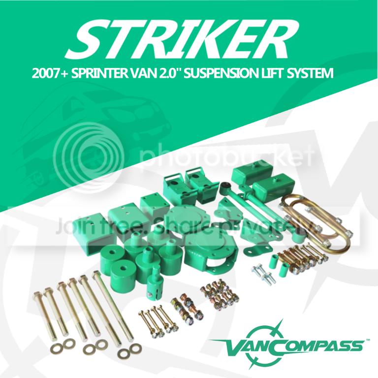 Van Compass Striker 2" Suspension Lift | Sprinter-Source.com
