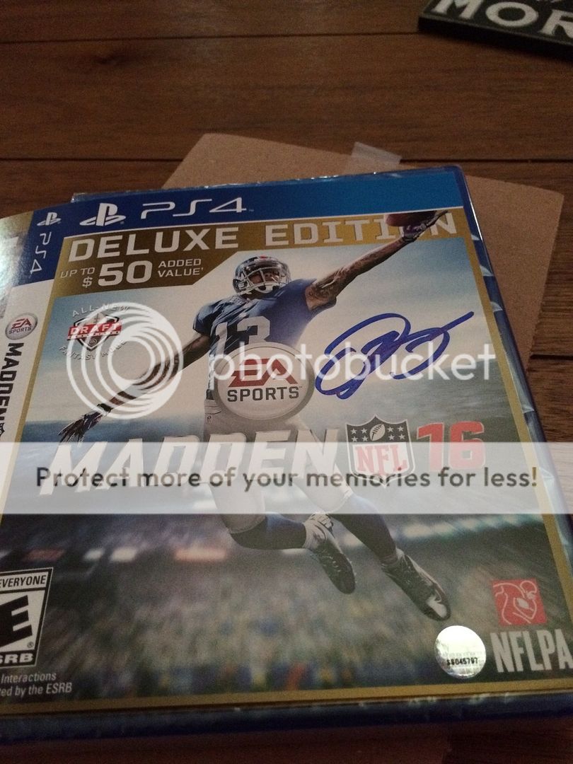 ODB Jr. limited signed madden cover FS/FT - Blowout Cards Forums